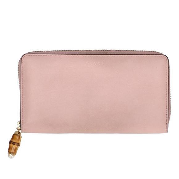 Gucci | Bags | Gucci Bamboo Nim Fair Leather Wallet Black | Poshmark